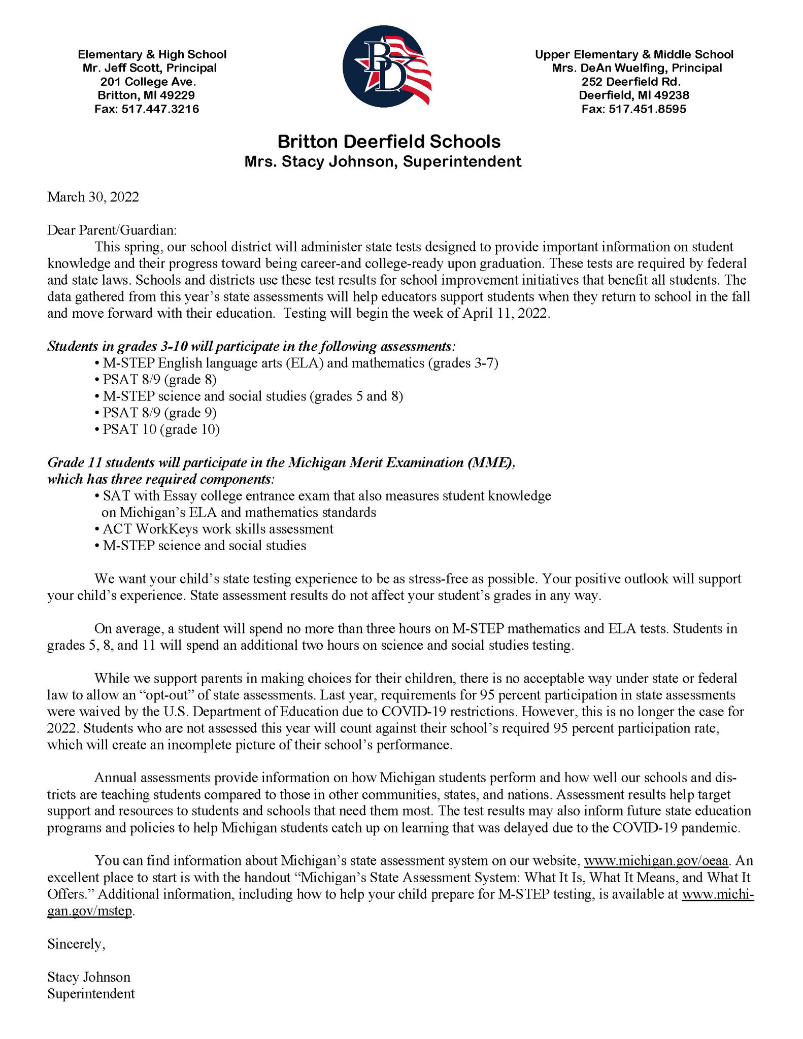 Britton Deerfield School